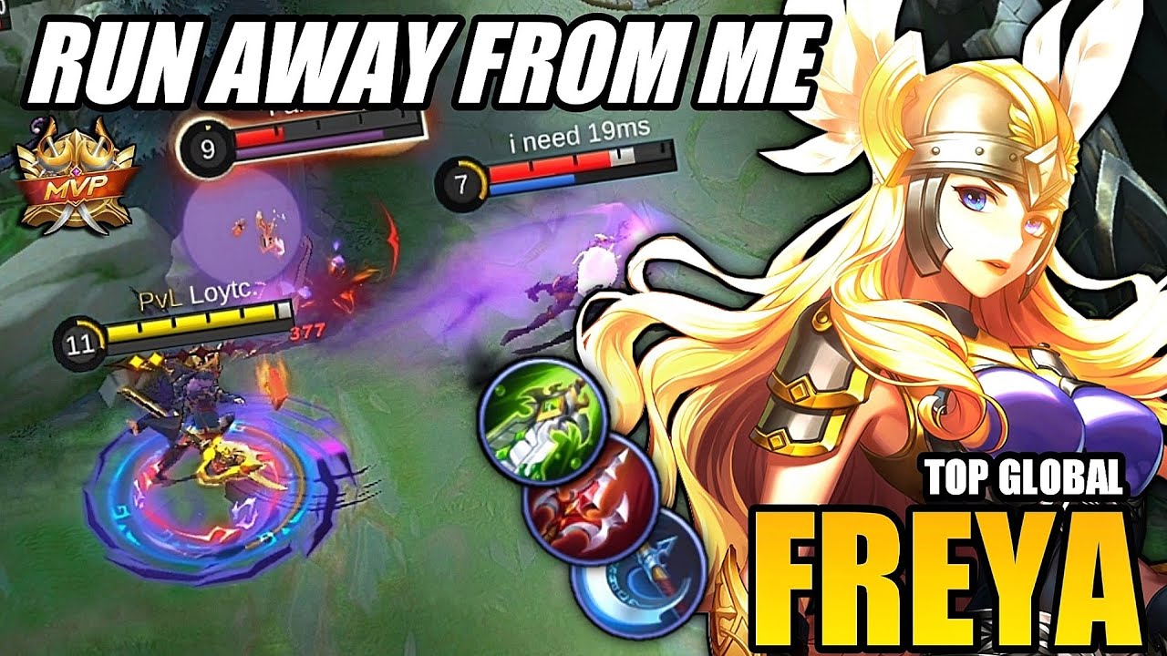 Freya top 1 global gameplay 2021 - Freya best build and emblem - Mobile ...