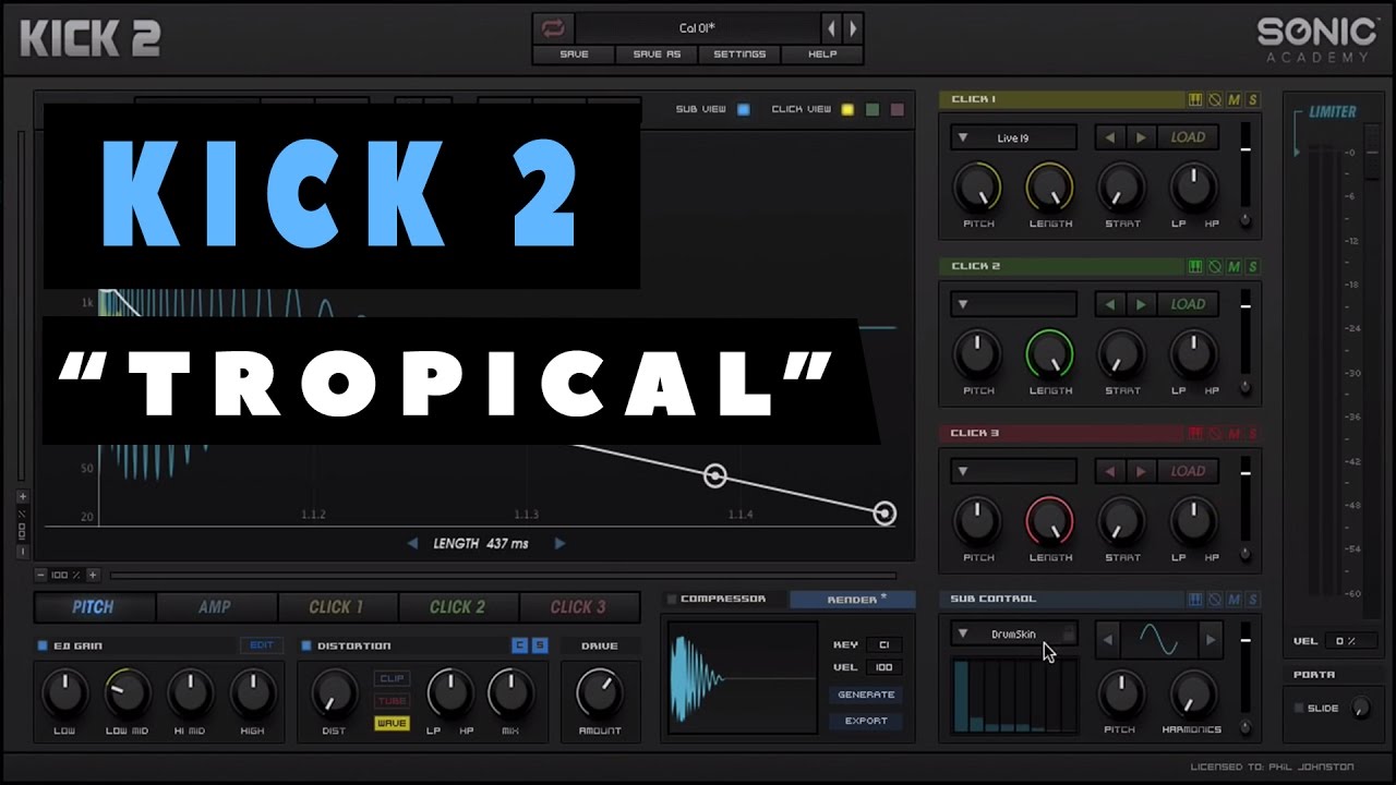Cómo hacer 1 Kick Profesional de Tropical House - Tutorial - YouTube