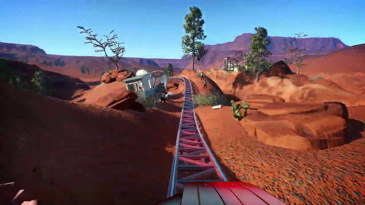 Planet Coaster - The Oregon Trail - WESTERN COASTER - POV - YouTube