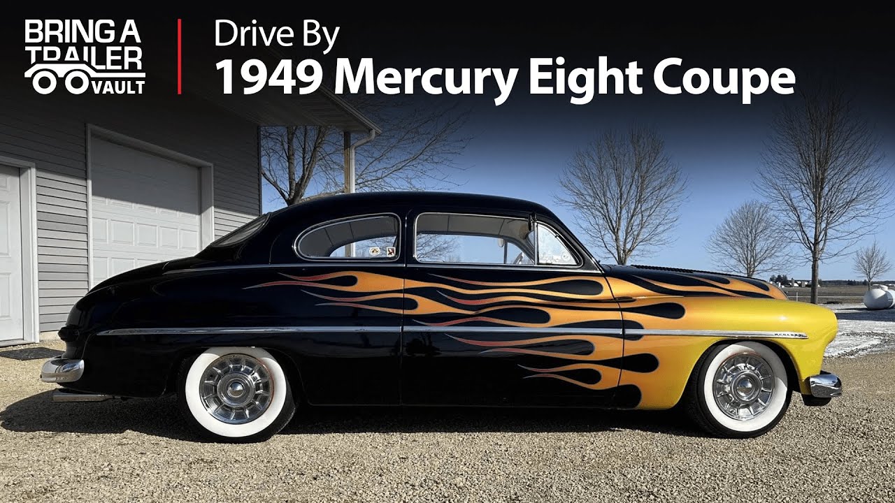 Custom 1949 Mercury Eight Coupe Drive By | Bring a Trailer - YouTube