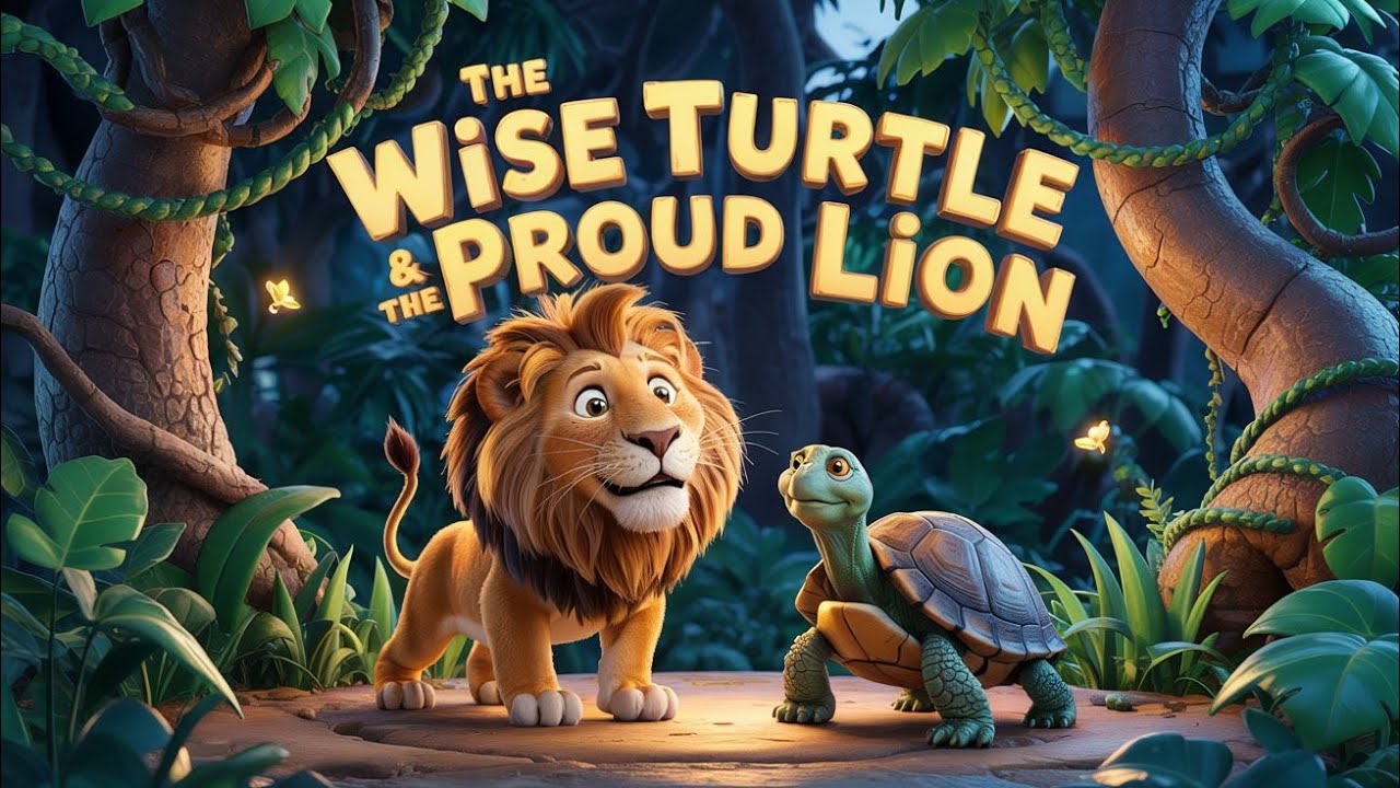The Wise Turtle & The Lion (@AdeliosFunLand) #kidsvideo #ai #animated # ...