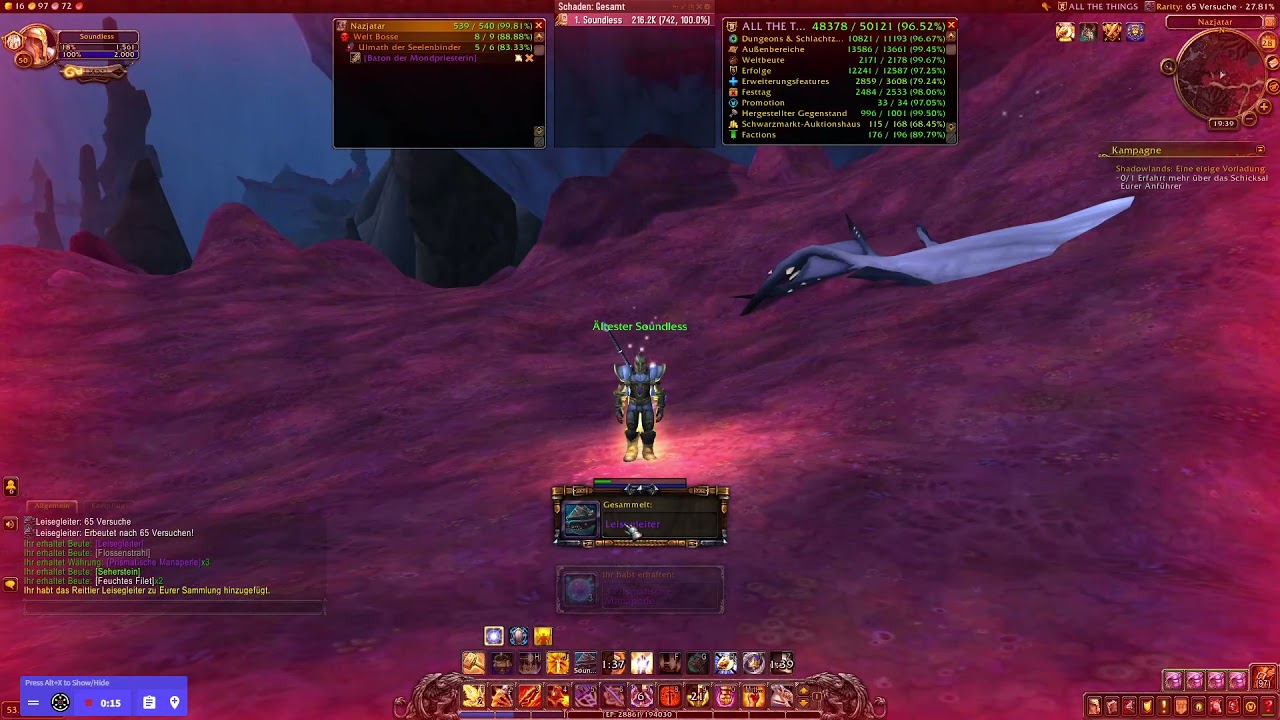 World of Warcraft - Soundless Mount Drop! - YouTube