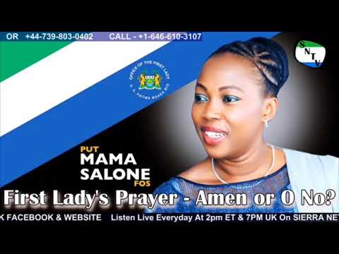 First Lady Fatima Bio's Prayer - Amen or O No - Sierra Network - YouTube