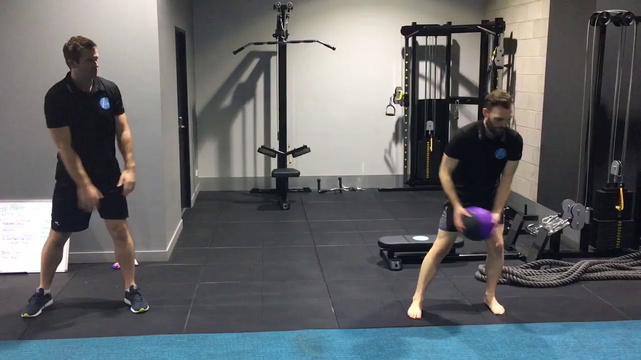Medicine Ball Throws Frontal Plane - YouTube
