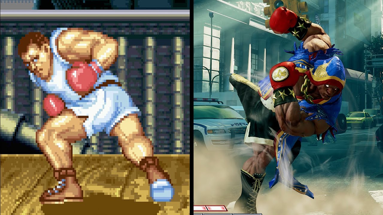 Evolution of Balrog's Turn Punch - YouTube
