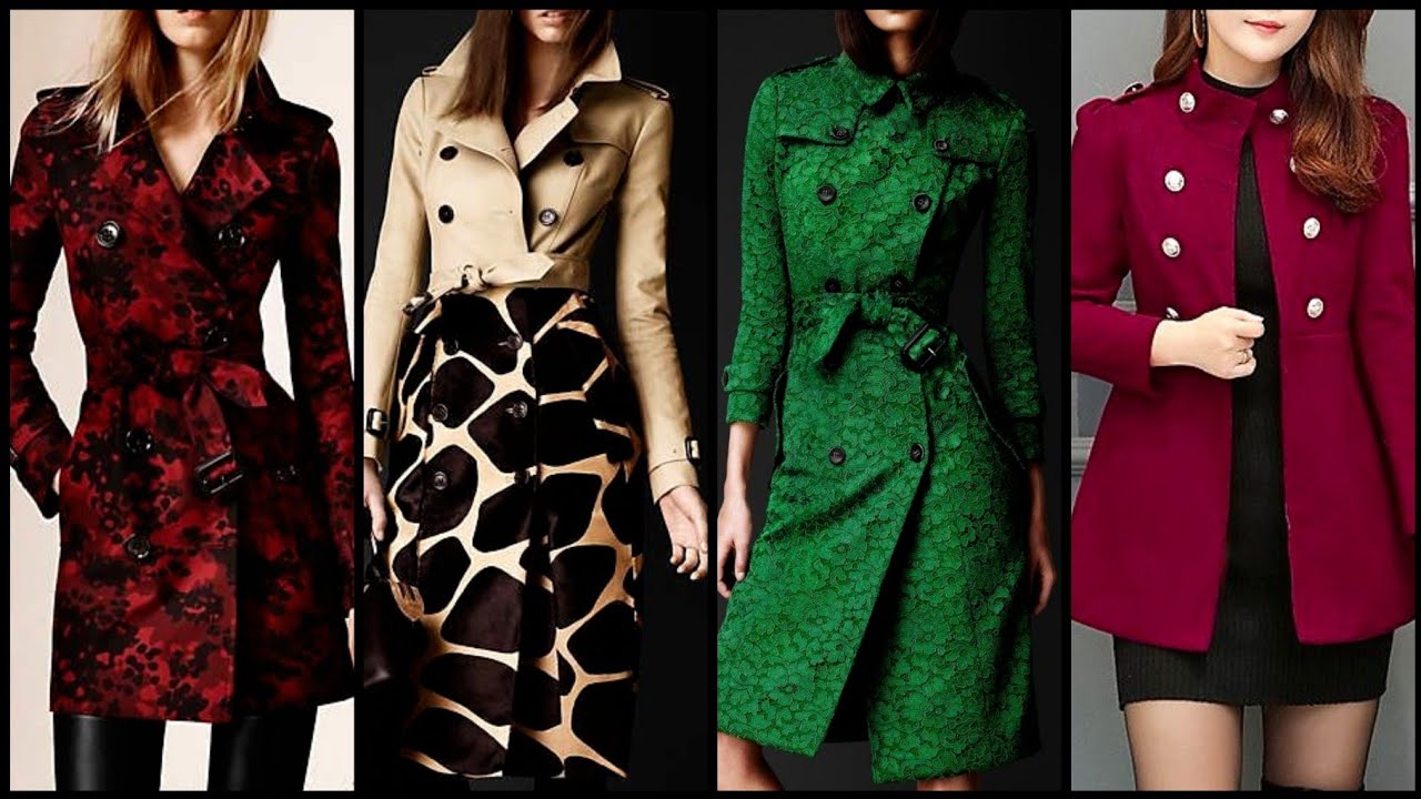 Trendy collar long coat design autum collar neck long coat design ...