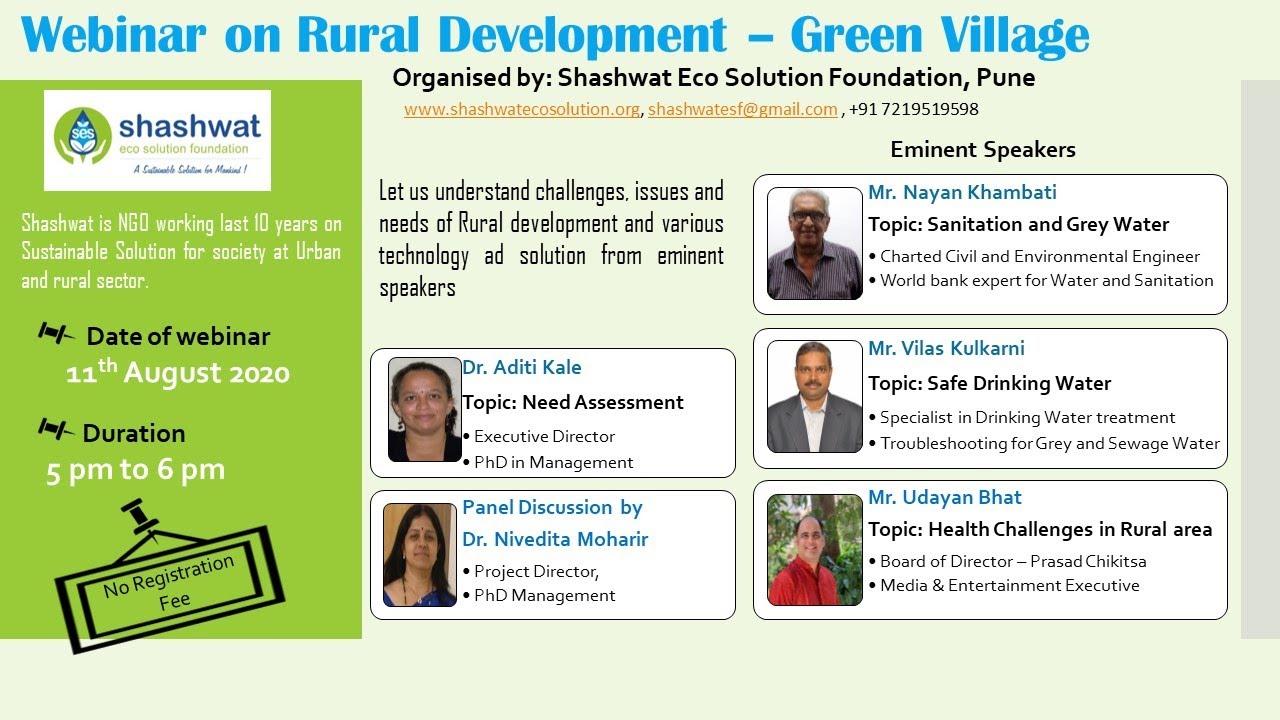 Webinar on Rural Development - YouTube