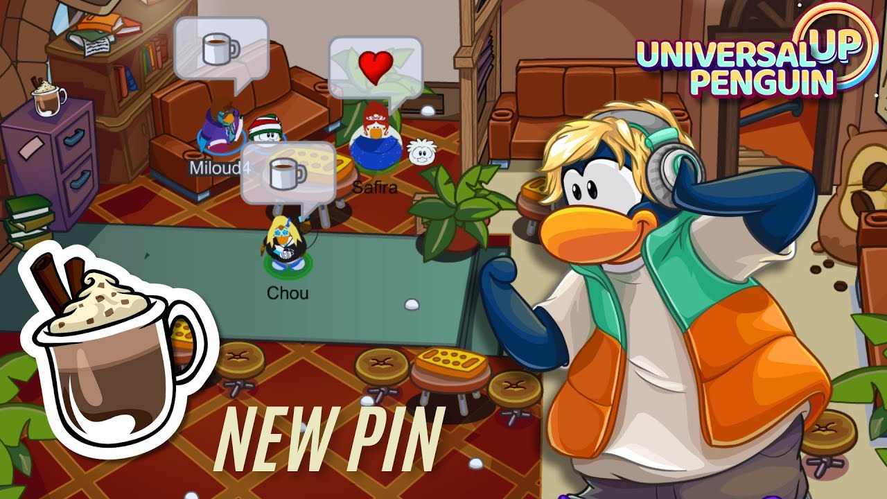 Hot Chocolate Pin - Universal Penguin - YouTube