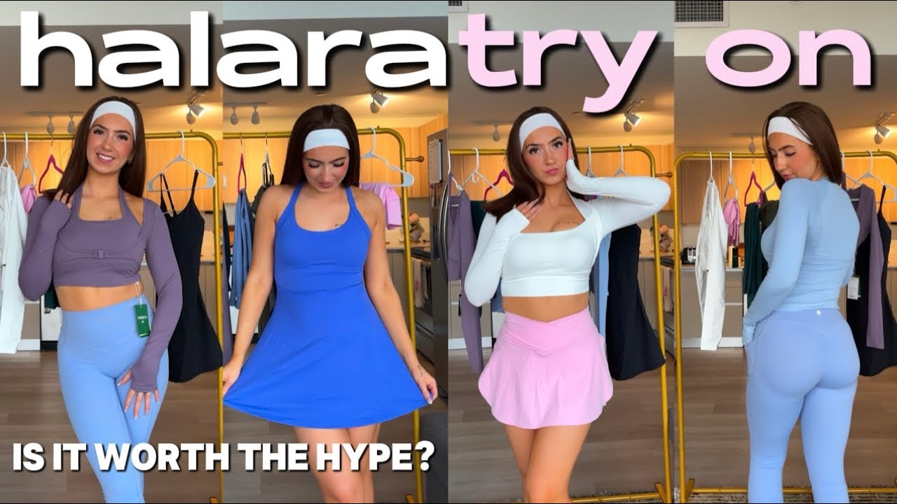 HALARA ACTIVE WEAR TRY ON HAUL: first impressions + review + is it ...
