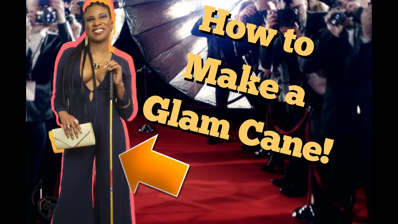 How to make a Glam Cane - DIY tips for glamming up a whitecane - YouTube