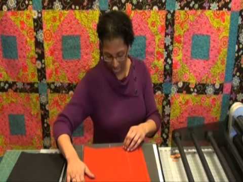 How to Cut the AccuQuilt Studio Drunkard's Path Die - YouTube