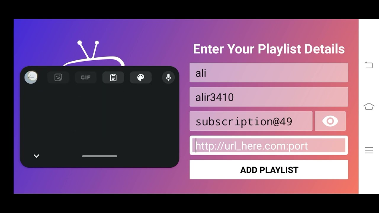 How To Login an IPTV application for Android or iphone, LED watch Now ...