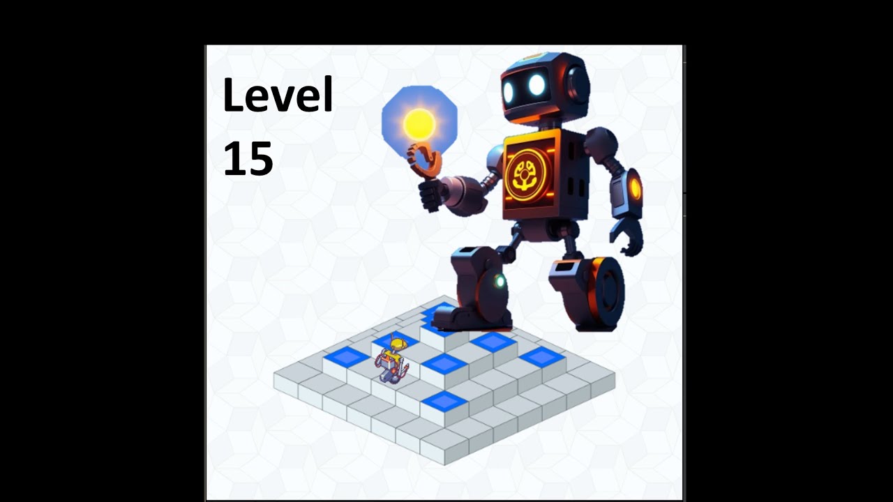 Nivel 15 de Lightbot.lu con medalla de oro - YouTube