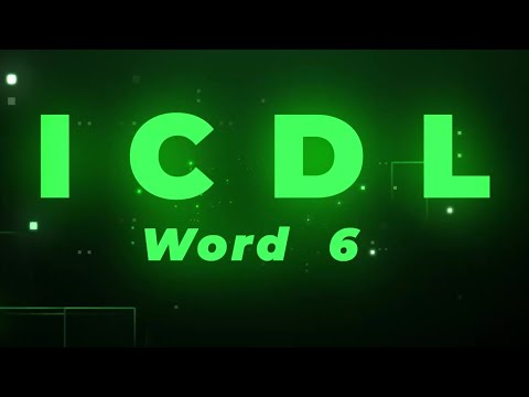 ICDL - WORD | آشنایی و آموزش کار با ورد بخش ششم - YouTube