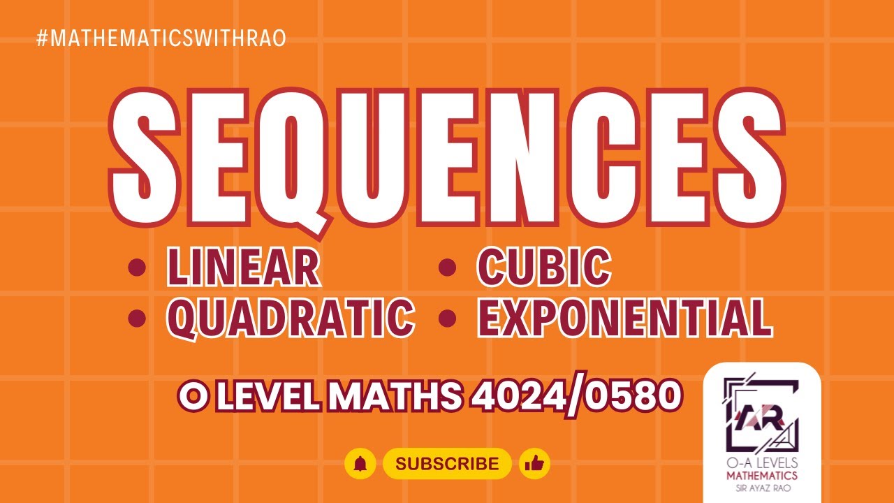 Number Sequences - Linear - Quadratic - Cubic - Exponential | Past ...
