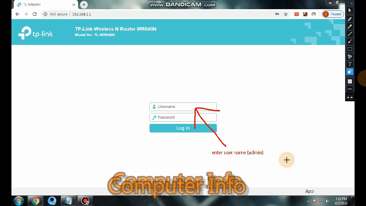 How To Change Tp link Router Username And Password YouTube How To Change Tp link Router Username And Password YouTube