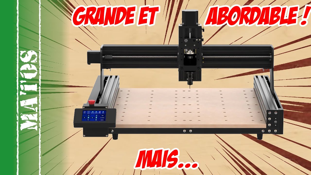 Une CNC de grande taille à petit prix - TwoTrees TTC 450 - YouTube