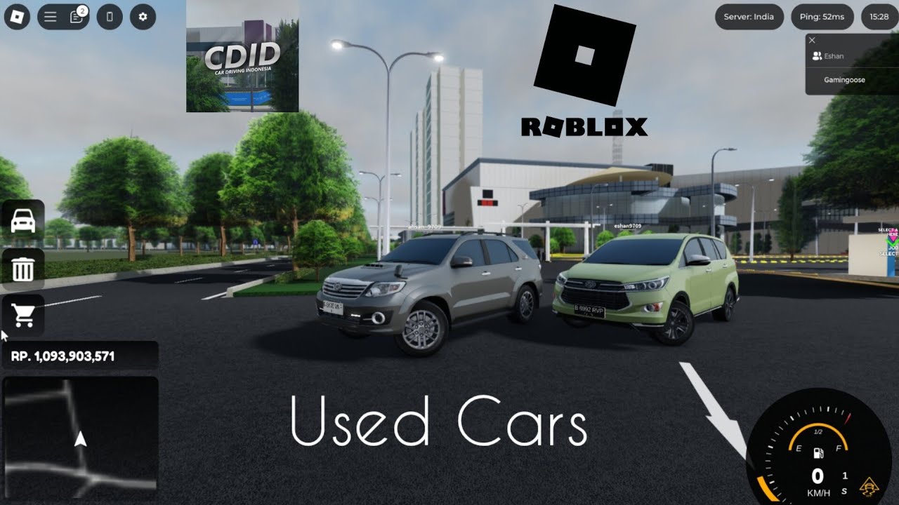 Buying Used Cars In CDID | Car Driving Indonesia | Roblox | - YouTube