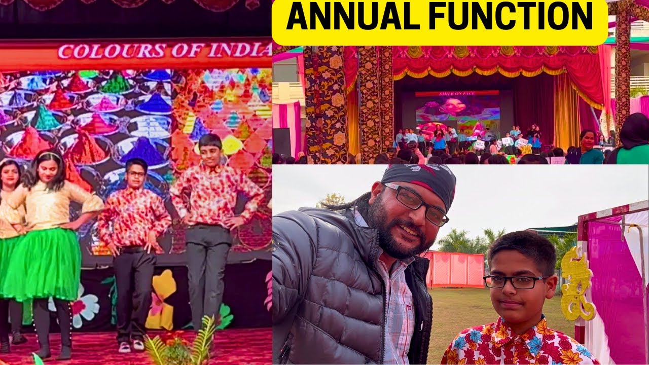GLIMPSE OF ANNUAL FUNCTION AT ARMAAN'S SCHOOL | VLOG -1 OF 30 DAYS 30 VLOGS CHALLENGE - YouTube