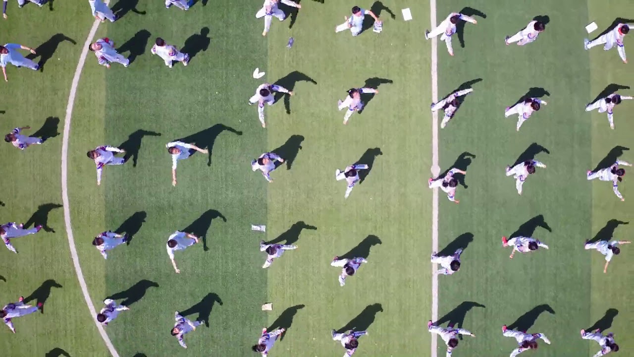Spectacular Exercise Between Classes in Chinese High School - YouTube