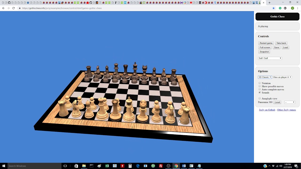 How to play GothicChess on the chess.com website - YouTube