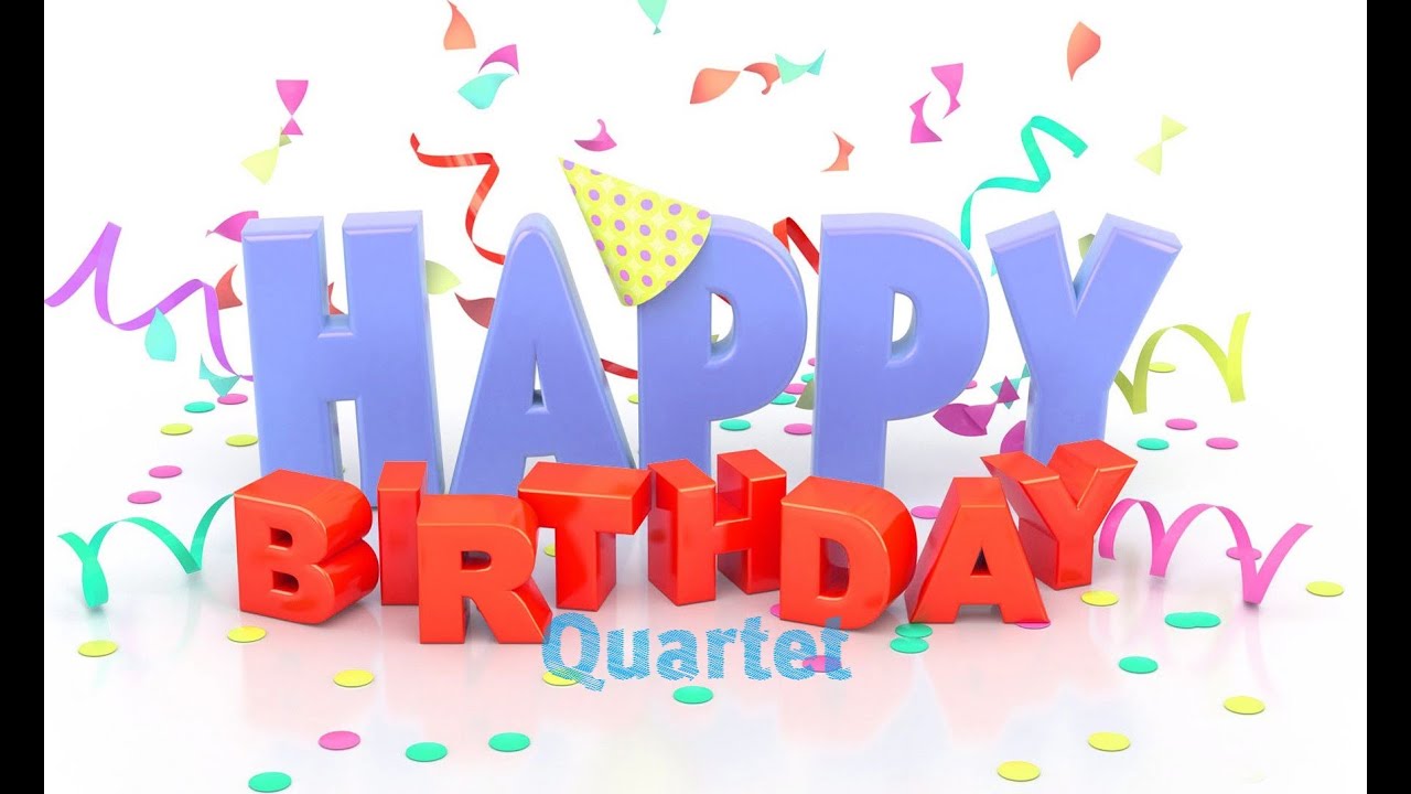 Happy Birthday (Quartet) - YouTube