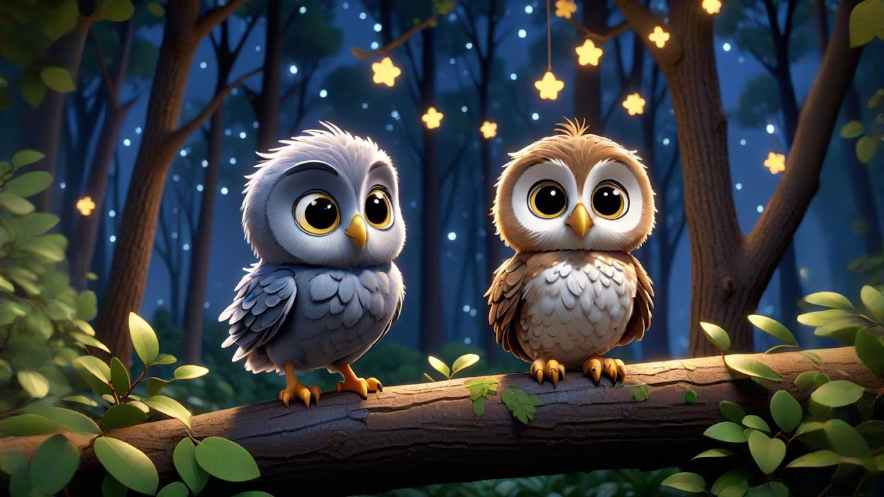 Two Baby Owls Count the Stars | Counting & Bedtime Song for Kids ...