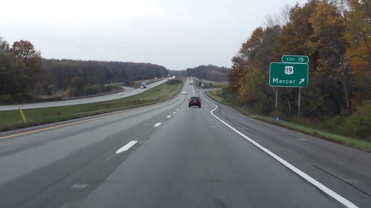 Keystone Shortway (Interstate 80 Exits 19 to 15) westbound - YouTube