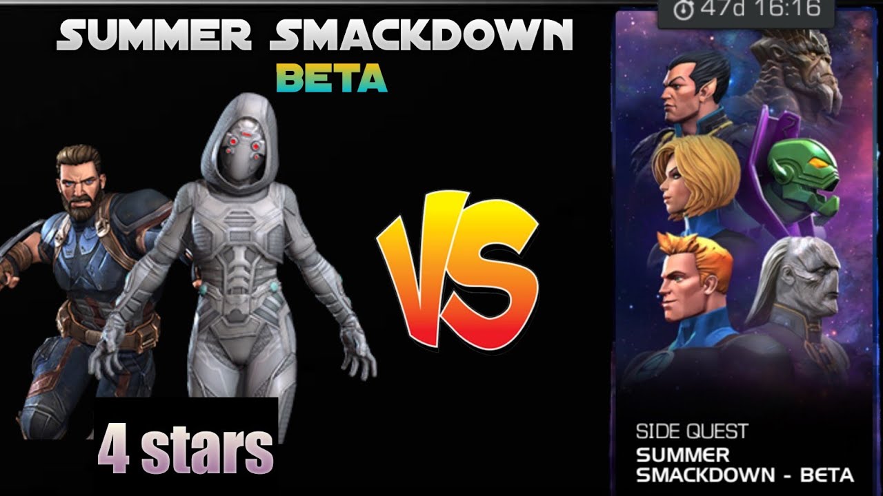 Summer Smackdown Beta with 4 stars |2nd week| Marvel Contest of ...