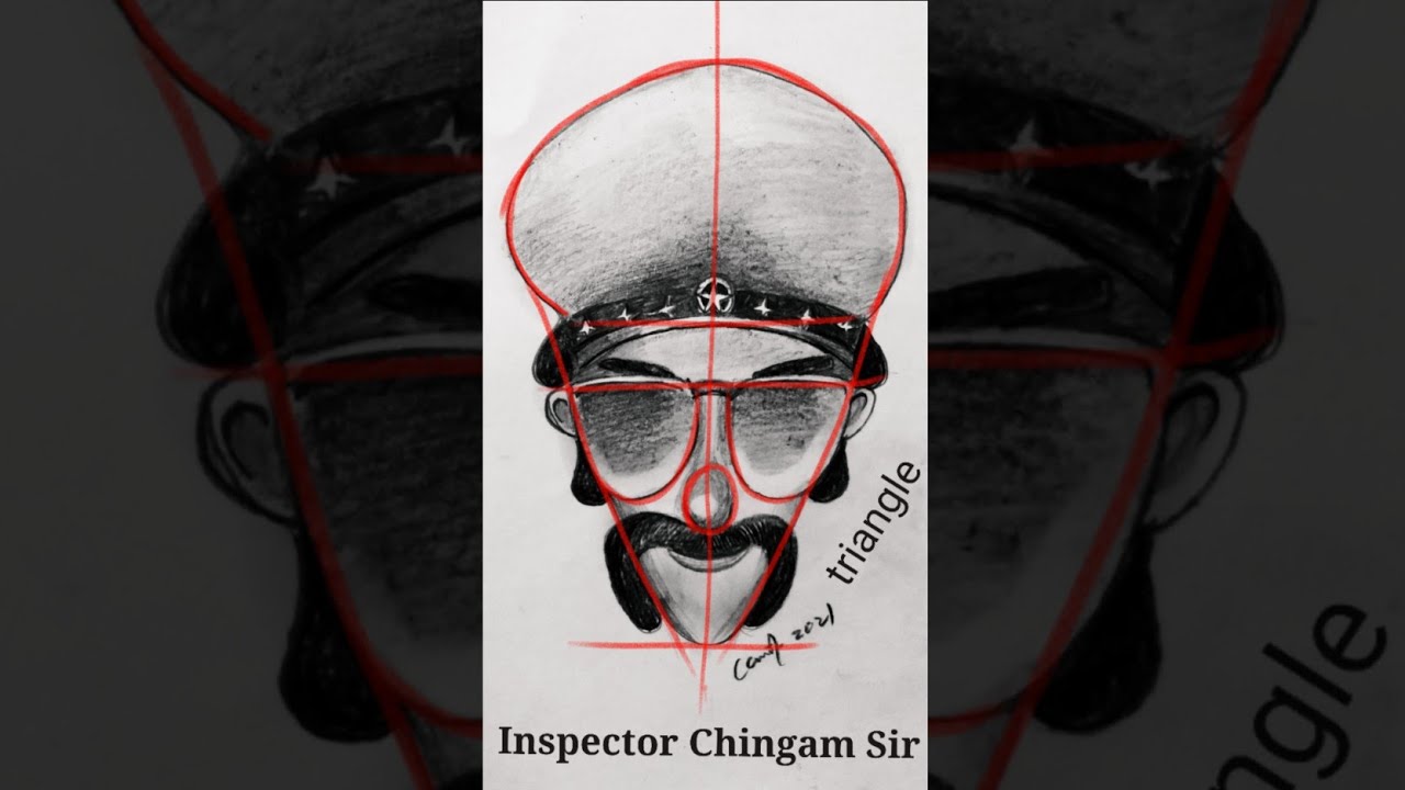 Inspector Chingam Sir Pencil Drawing || Motu Patlu Charecters Drawing ...