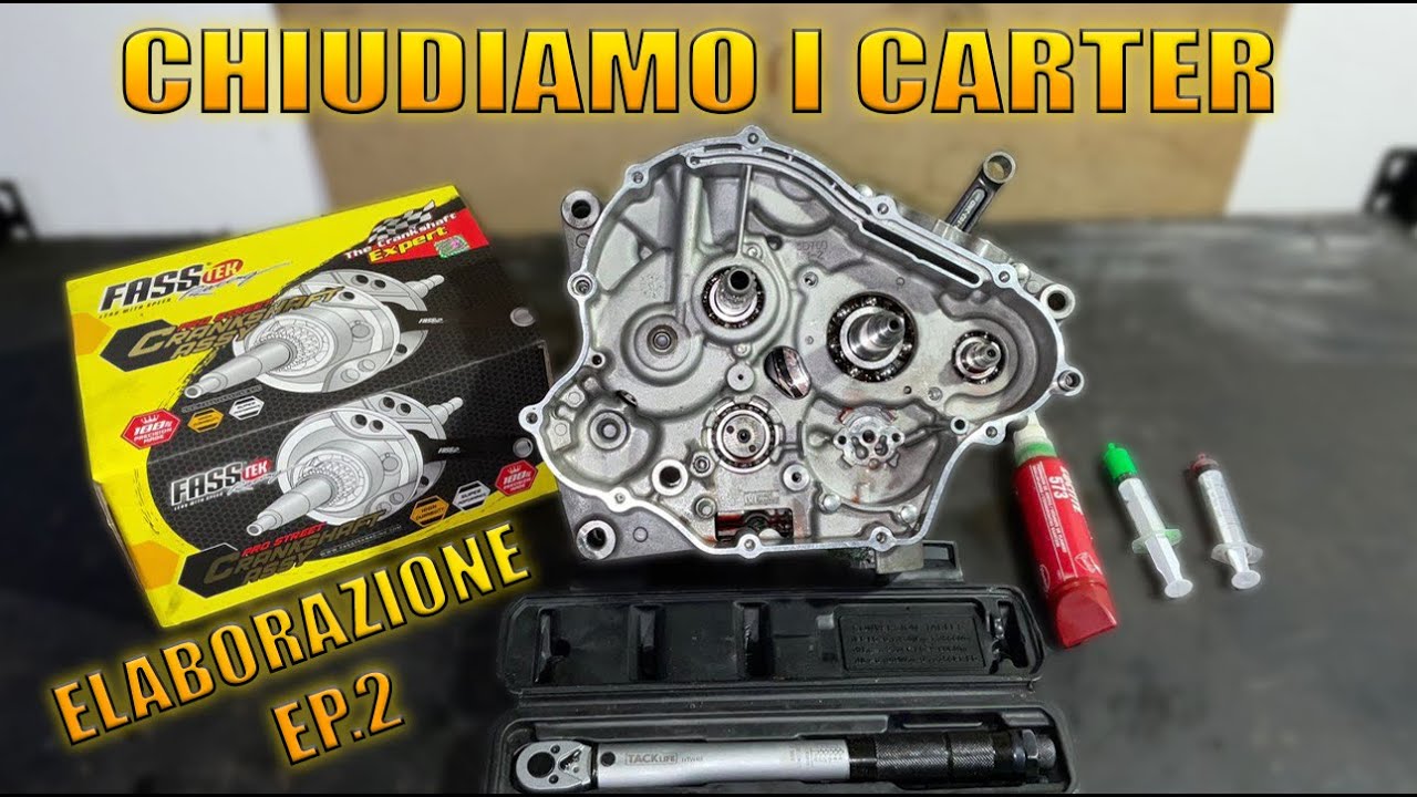 Elaborazione Minarelli 125 4T Over 30CV | EP.2 | Chiudiamo i carter ...