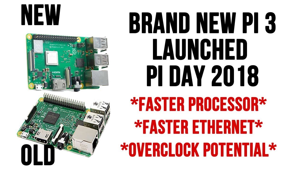Brand New Raspberry Pi 3 Upgraded and Faster - Available NOW! - YouTube