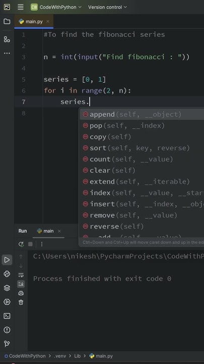 Fibonacci Series Explained In 30 Seconds Pythonprogramming Fibonacciseries Pythoncode
