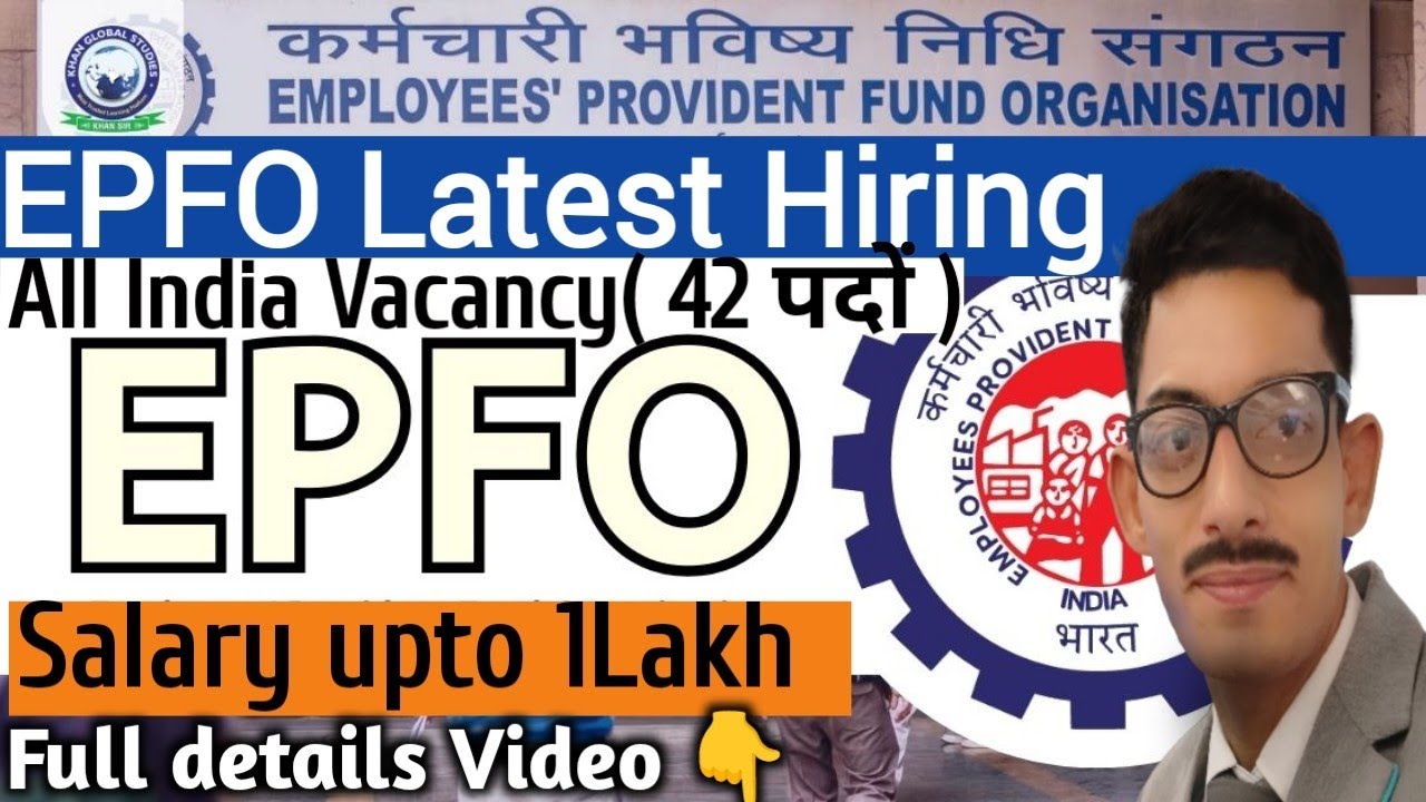 EPFO Latest Hiring for various position/Government Job /#viral # ...