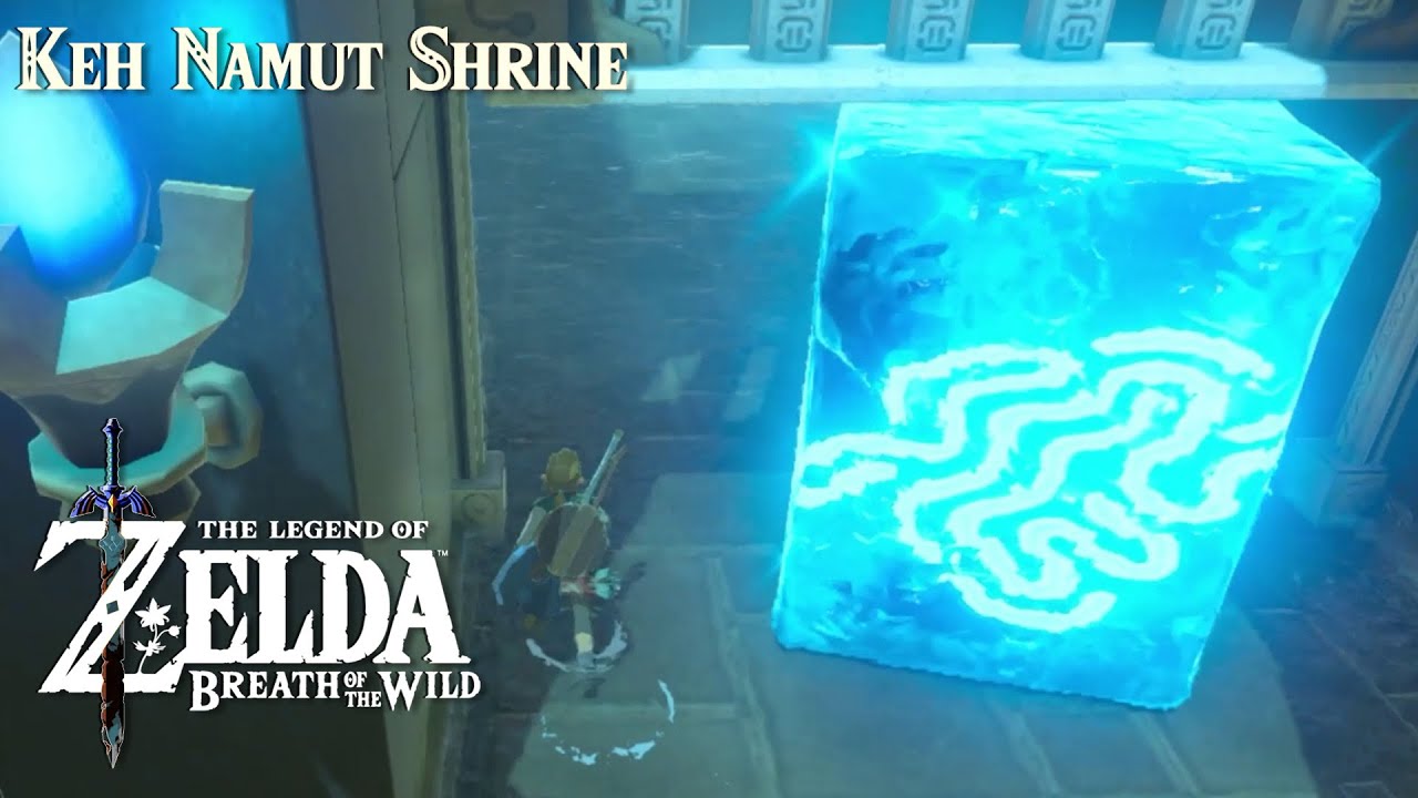 Keh Namut Shrine Cryonis Trail BOTW The Legend Of Zelda Gameplay ...