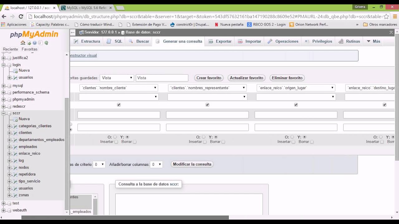 Generador de consulta de phpMyadmin - YouTube