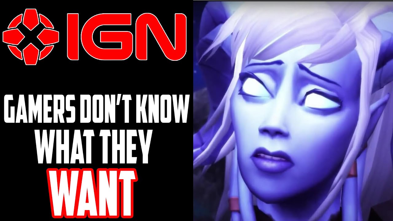 IGN Staff Claims Gamers Don't Know What They Want - YouTube