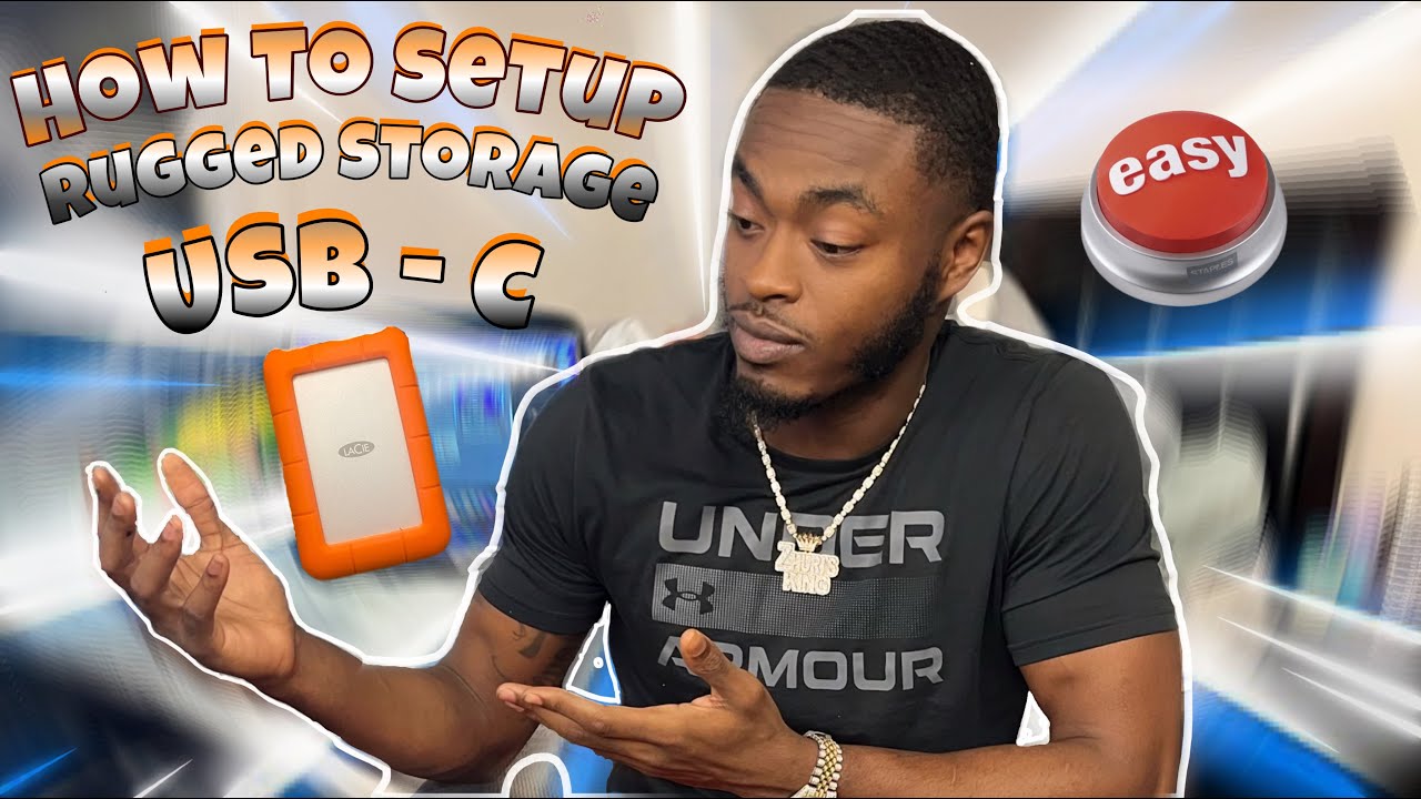 How to Setup Lacie USB-C Rugged 5TB (UNBOX & SETUP) - YouTube