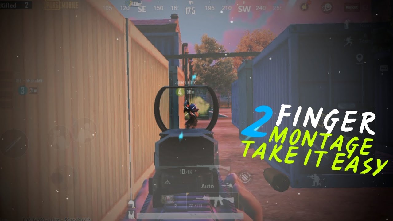 TAKE IT EASY | 2 FINGER PUBG MOBILE MONTAGE - YouTube