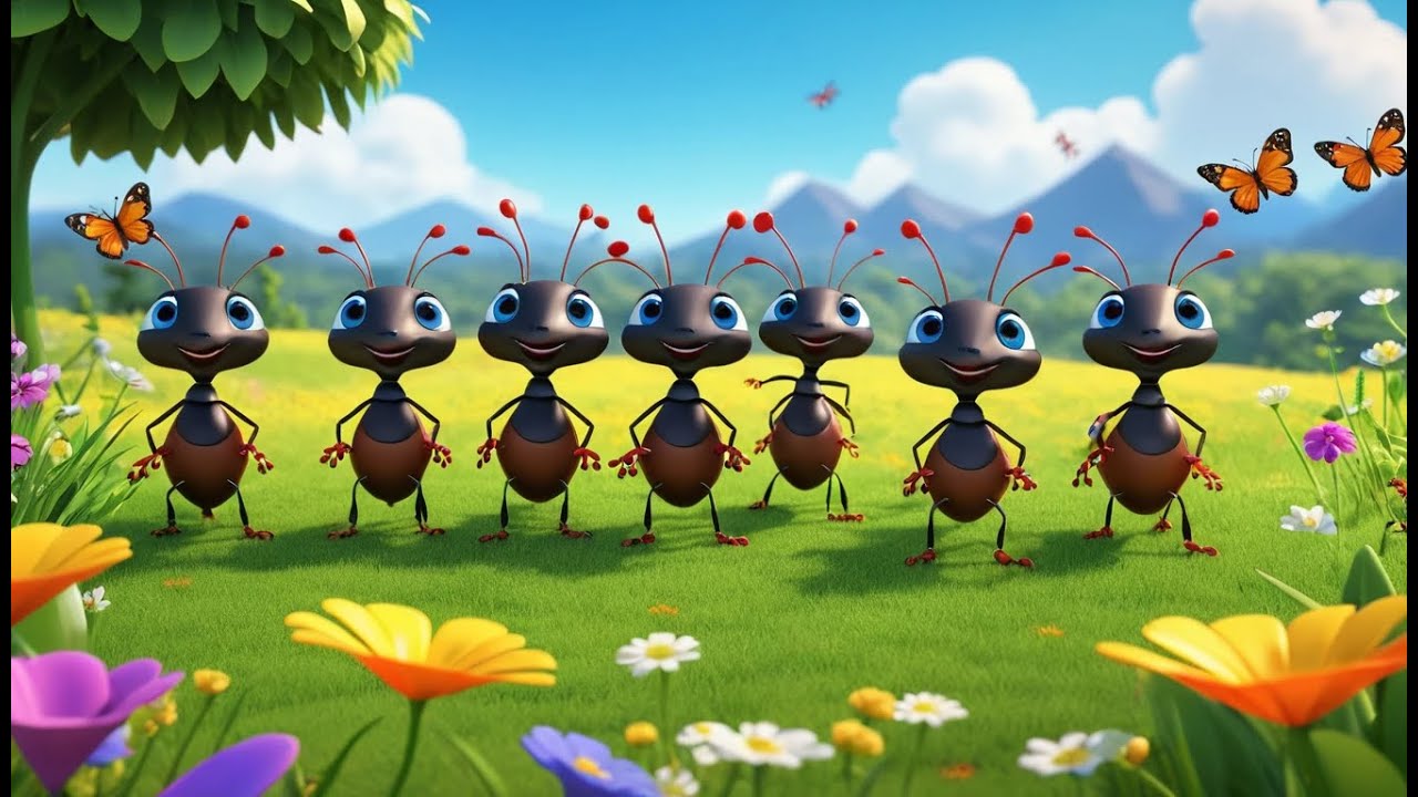 The Ants Go Marching | Fun and Educational Song for Kids | Nursery ...