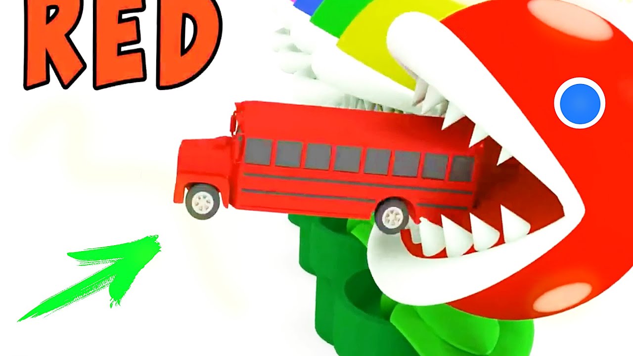 Apprendre les couleurs avec des camions et des balles - Animation 3D de ...