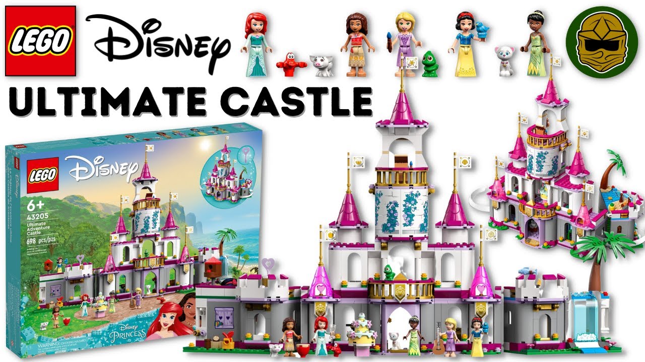 LEGO Disney Princess Ultimate Adventure Castle Revealed! Ariel, Snow ...