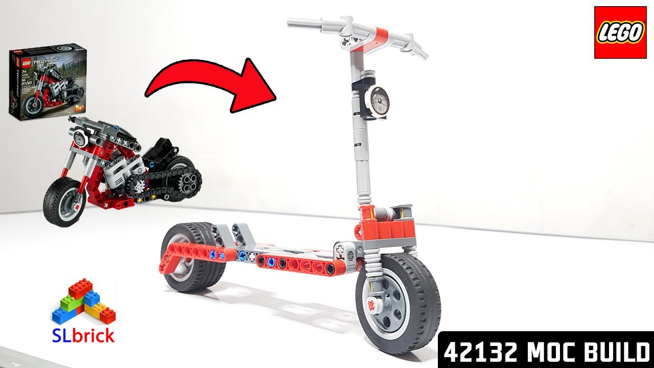 Lego Technic 42132 Electric Scooter | ilyabuilder724 MOC Build ...