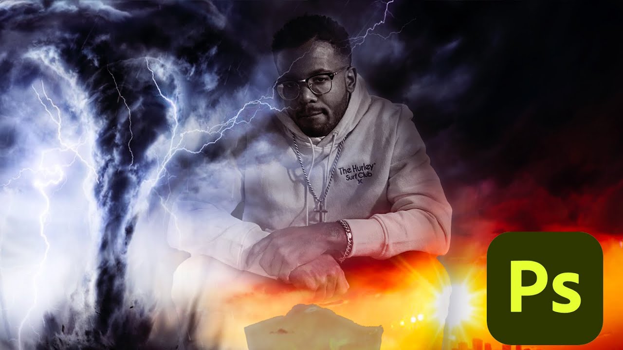 Photo Manipulation : Double Exposure Living in Chaos Photoshop Editing ...