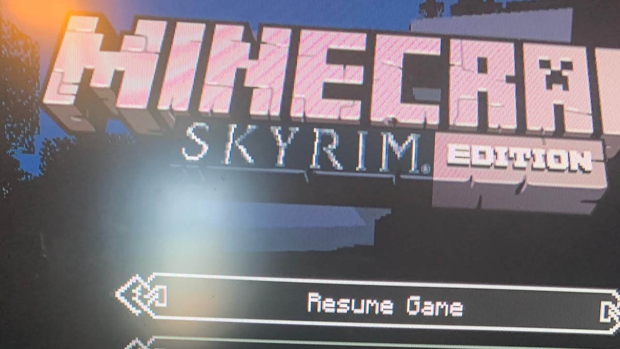 Minecraft 360 Edition: SKYRIM EDITION!! - YouTube