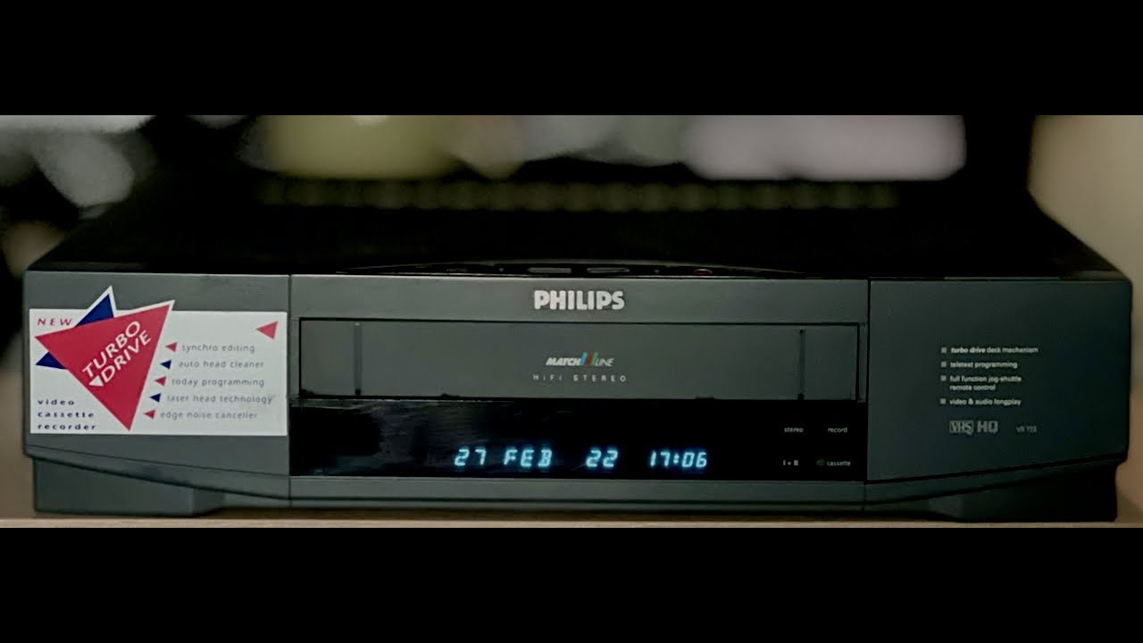 Philips VR723/02 MatchLine HiFi Stero VHS - YouTube