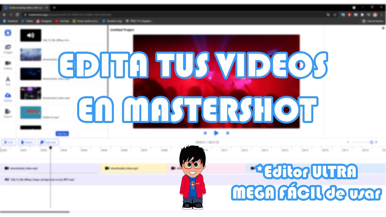 Edita tus videos en Mastershot (EDITOR SUPER ULTRA MEGA FÁCIL DE USAR ...