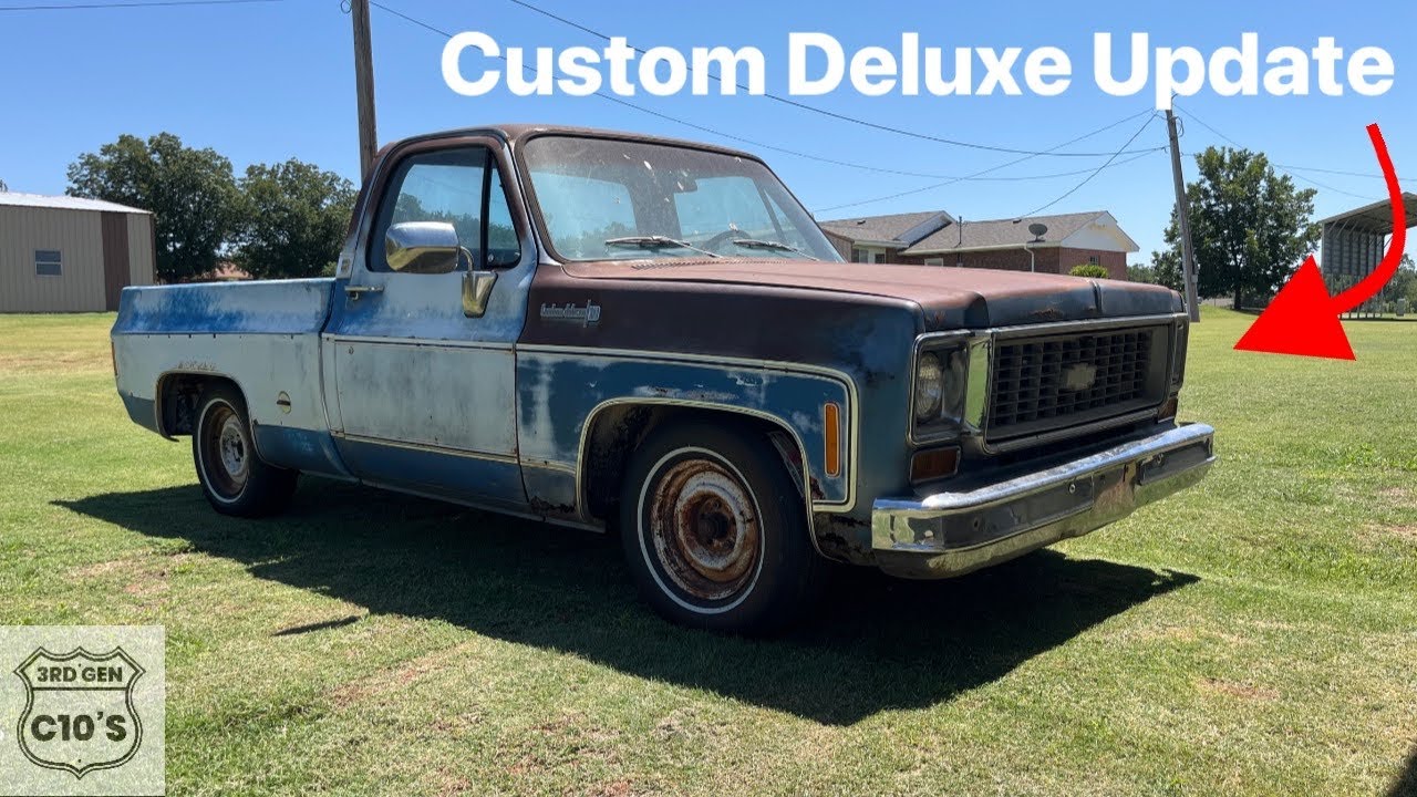 1974 C10 Custom Deluxe update. - YouTube