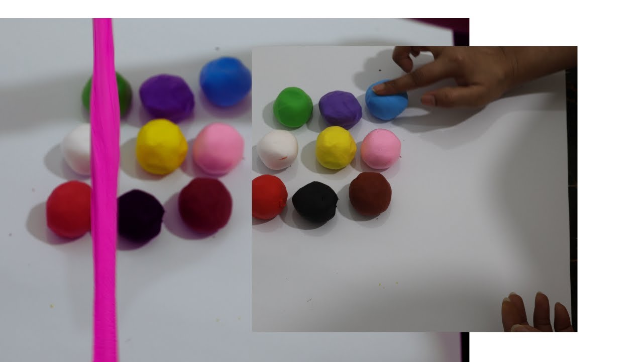 Learning Colors With Doh ! Color Fun '' Color Painting with Doh - YouTube
