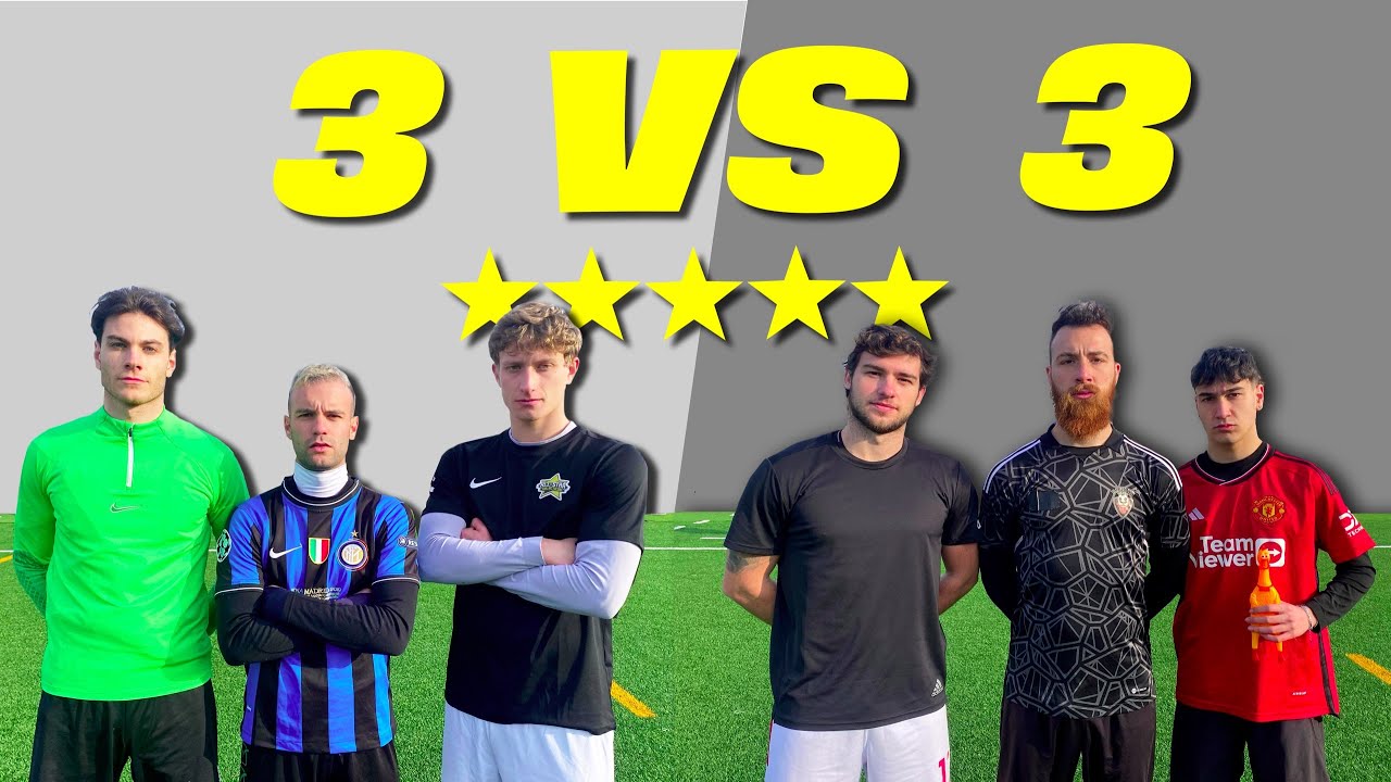 ⚽️ SFIDA 3V3 CONTRO RAGNARGK! w/danjik, axel campeol, Angelo carpani e ...